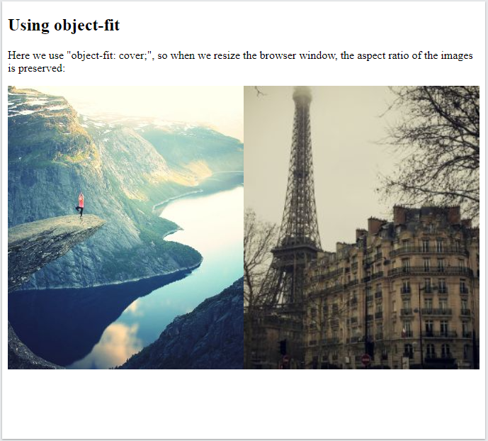 Object-Fit در CSS | آتریا
